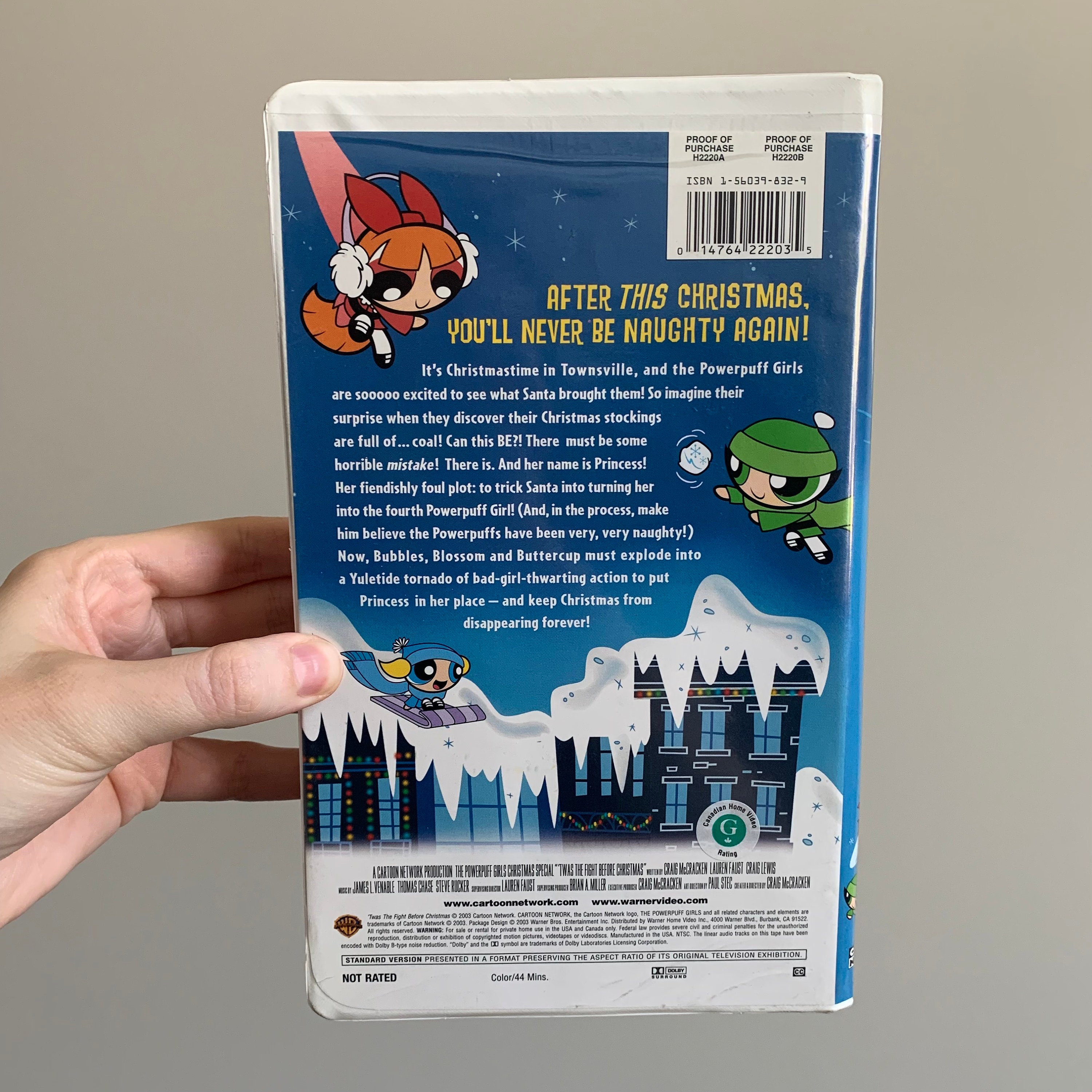 The Powerpuff Girls VHS Tapes Christmas Cartoon Network - Etsy