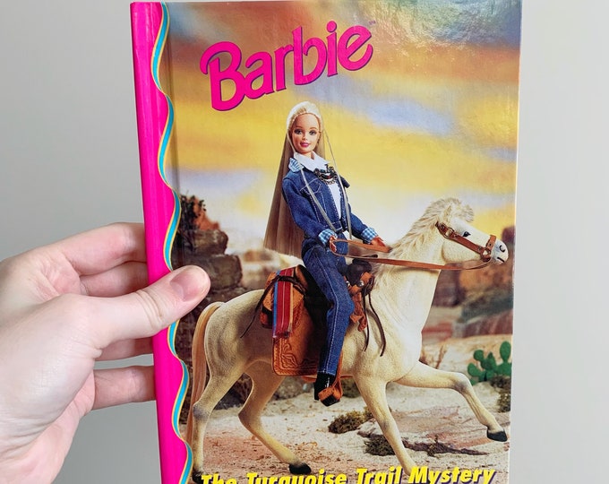 Barbie Golden Picture Books 1998 Vintage the Turquoise Trail Mystery ...