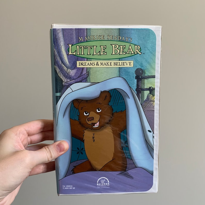 Little Bear VHS Tapes 90's Vintage Bear Cartoon - Etsy
