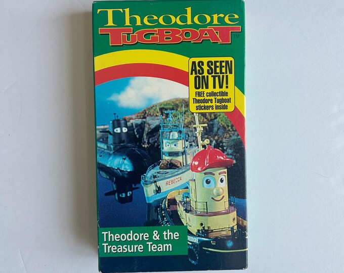 Theodore Tugboat VHS Theodore and the Treasure Team 1996 Vintage - Etsy