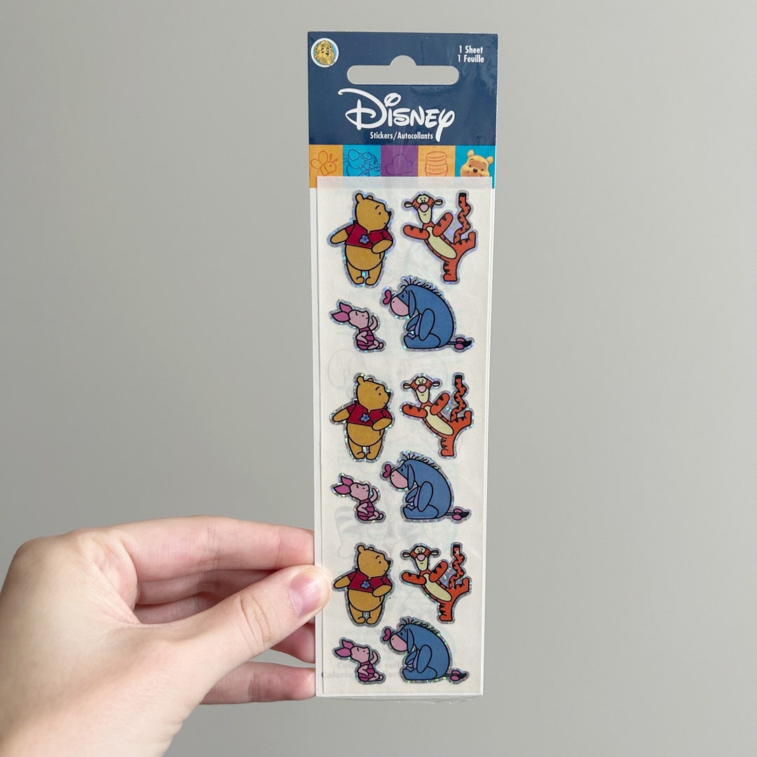Winnie the Pooh Sandylion Disney Sticker Sheet Vintage - Etsy Canada