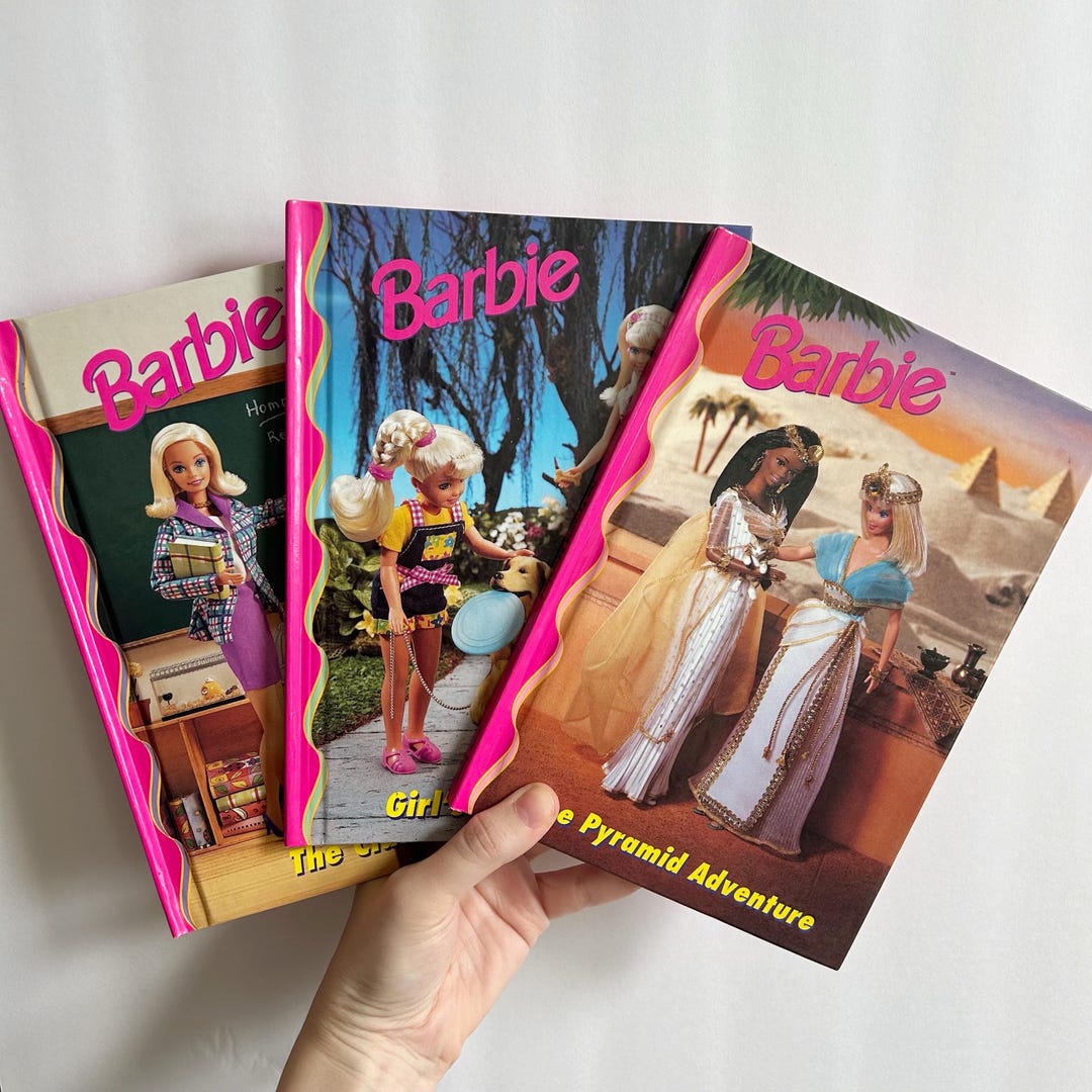 Barbie Golden Picture Books 1998 Vintage Class Act Girl’s Best Friend ...