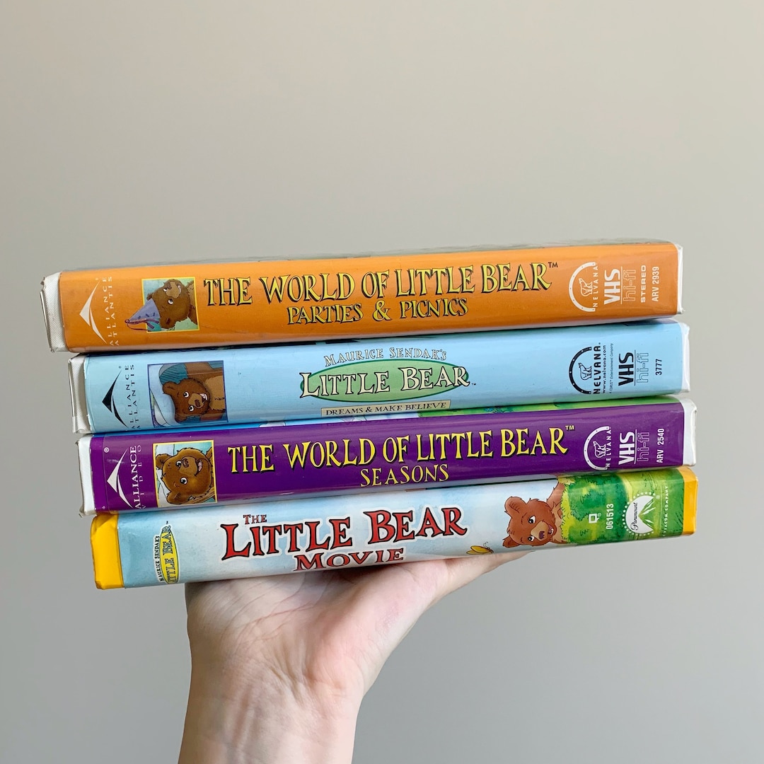 Little Bear VHS Tapes 90's Vintage Bear Cartoon - Etsy