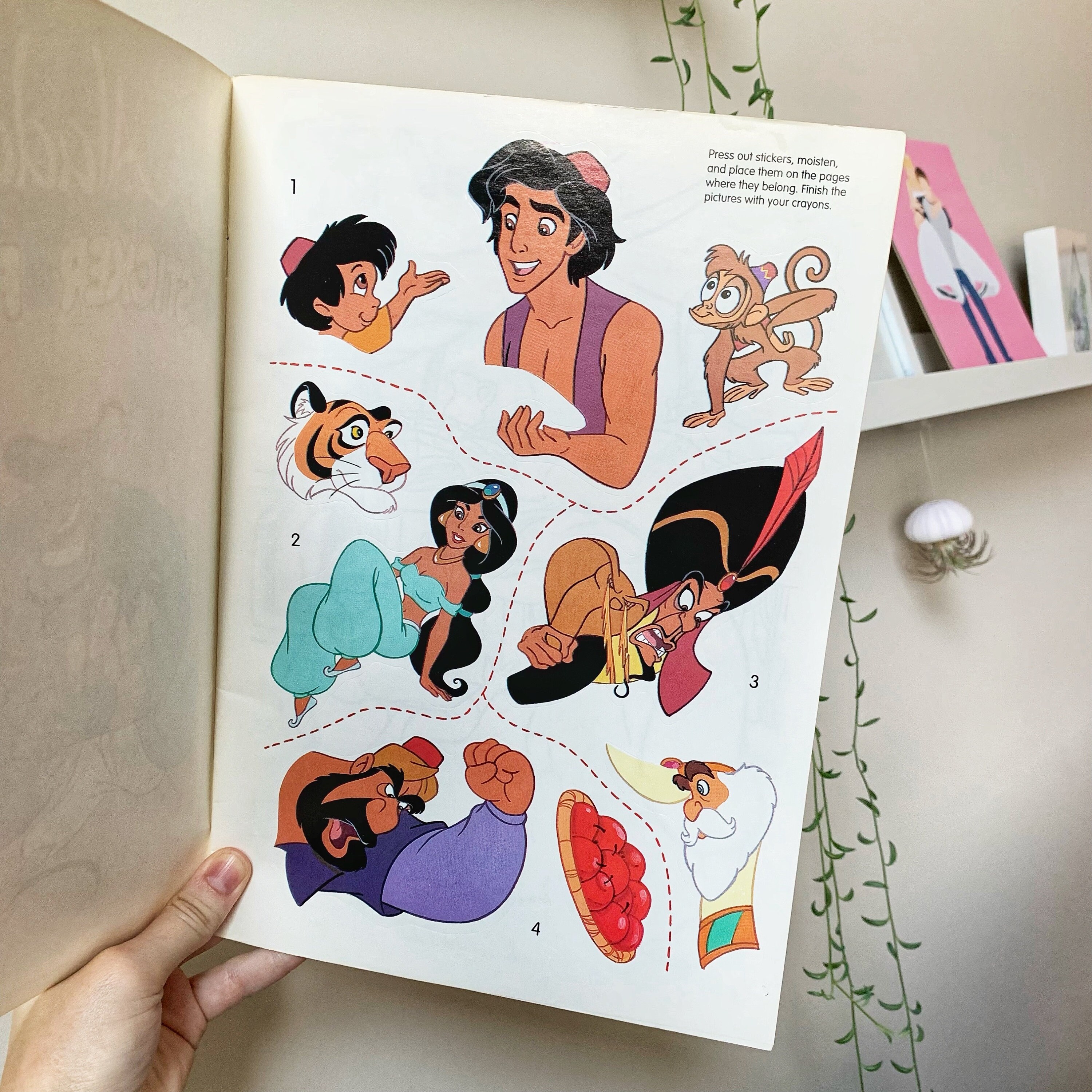 1992 Disneys Aladdin Sticker Fun Book millésime - Etsy Canada