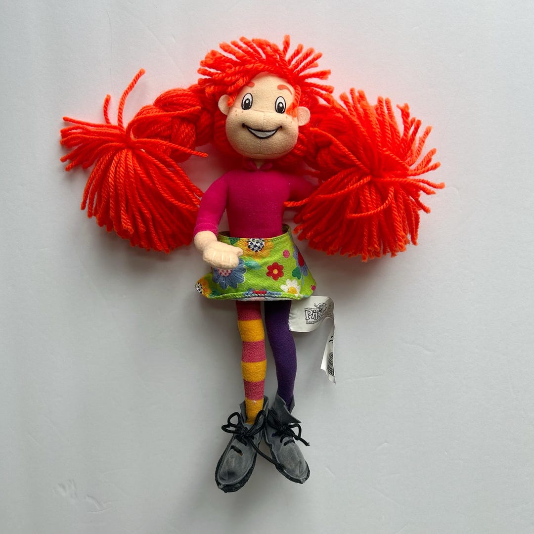 Pippi Longstocking Plush 1997 Nelvana - Etsy