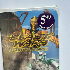 Beast Wars Beasties Escape VHS 1998 Vintage - Etsy