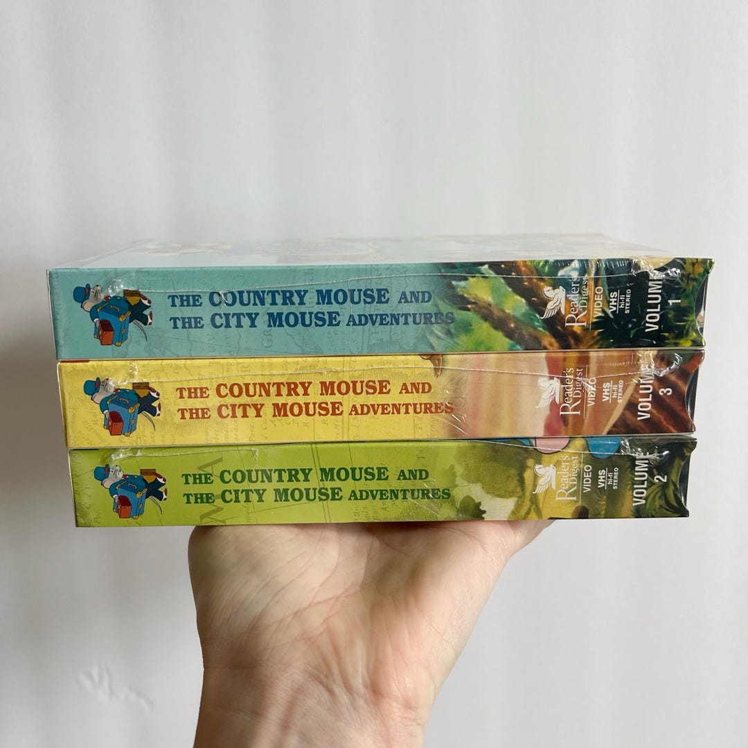 The Country Mouse and the City Mouse VHS Tapes Movies - Etsy