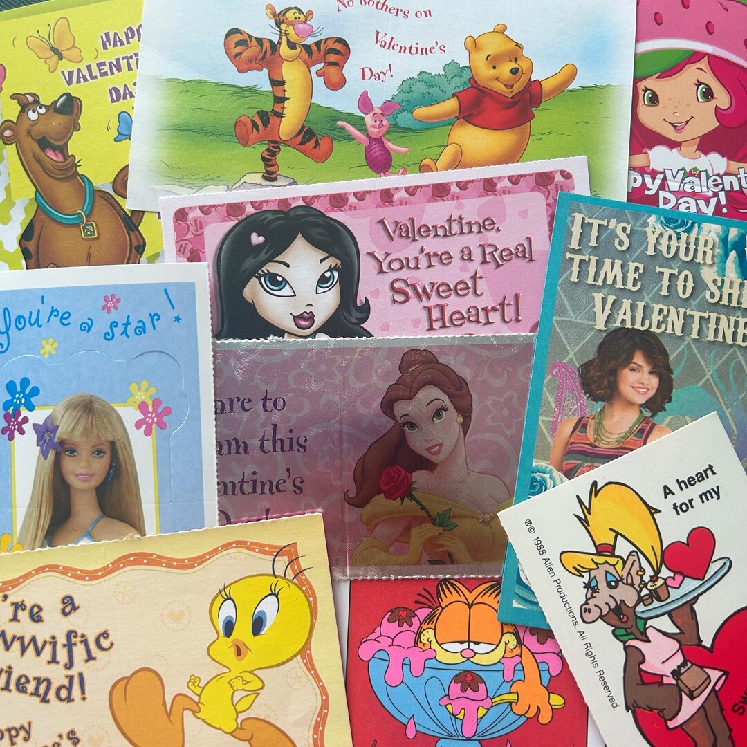 Valentine's Day Card Pack for Nostalgia Lovers Retro Birthday Gift ...