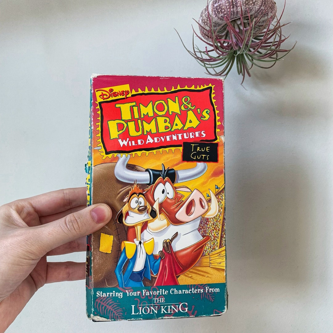 1996 Disney's Timon and Pumbaa's Wild Adventures True Guts VHS Tape - Etsy