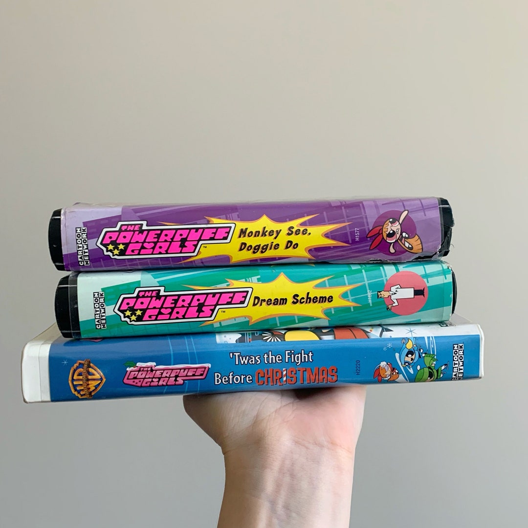 The Powerpuff Girls VHS Tapes Christmas Cartoon Network - Etsy