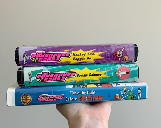 The Powerpuff Girls VHS Tapes Christmas Cartoon Network Vintage - Etsy