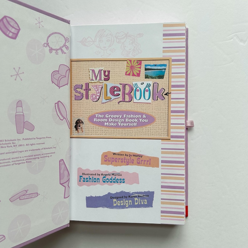 My Style Book Groovy Fashion and Room Design Book 2003 - Etsy