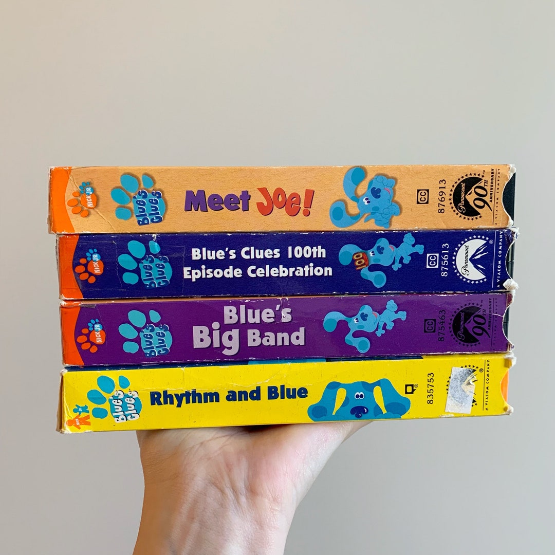 Blue's Clues Nickelodeon Orange VHS Tapes 90's 00s - Etsy