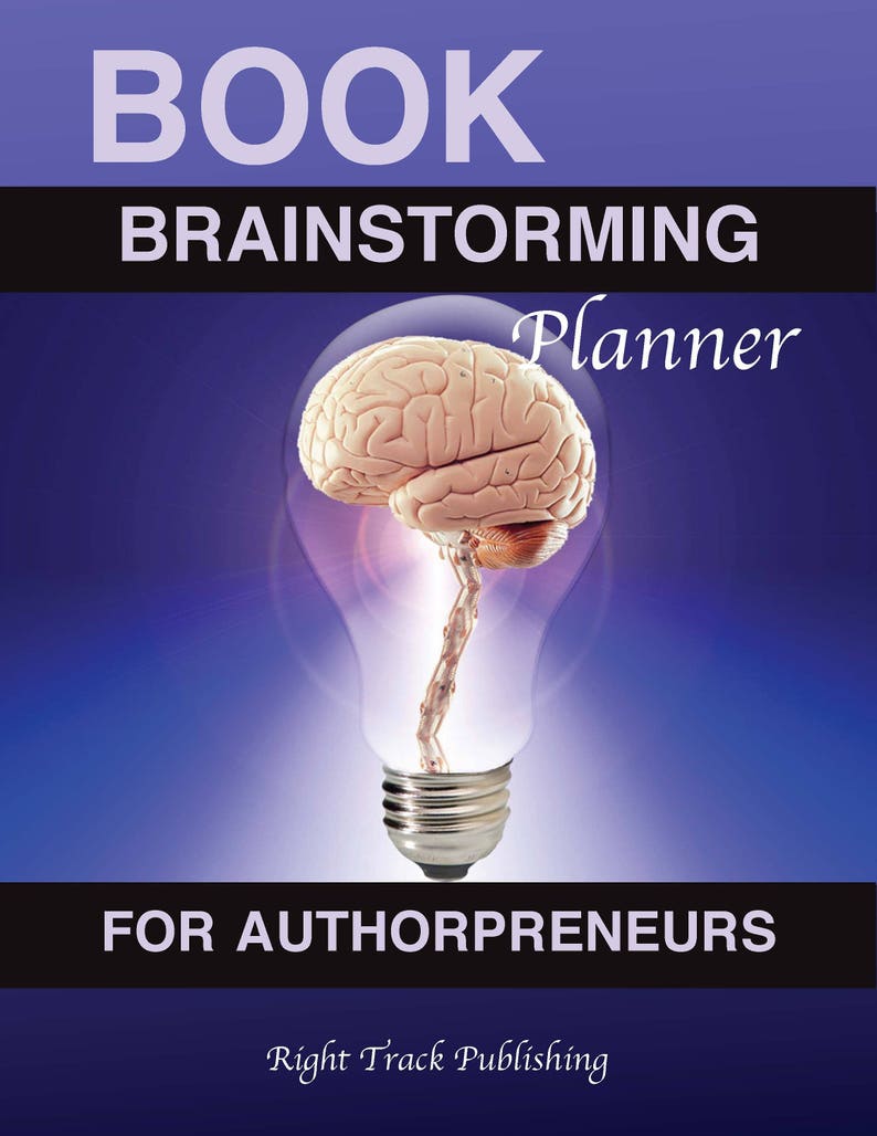 Book Brainstorming Planner for Authorpreneurs | Author Worksheets ...