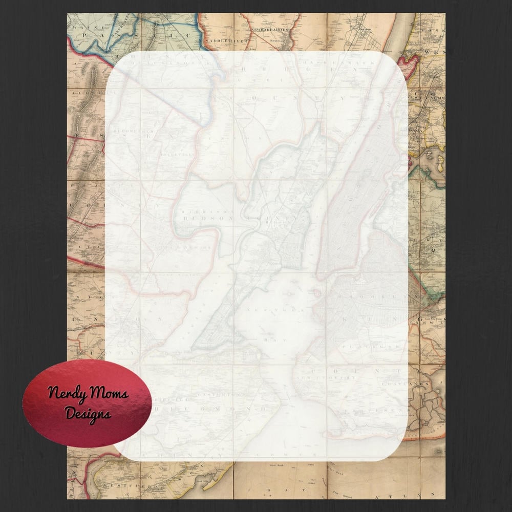 Maps Stationery Bundle Printable Stationery Letter Writing | Etsy