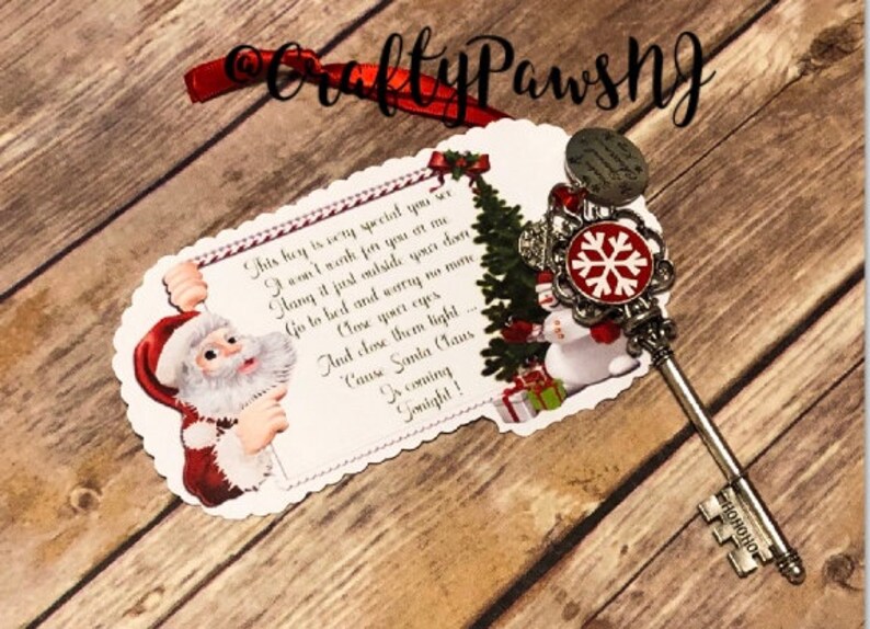 Santa Key Christmas Key Santas Magic Key Christmas Decor | Etsy
