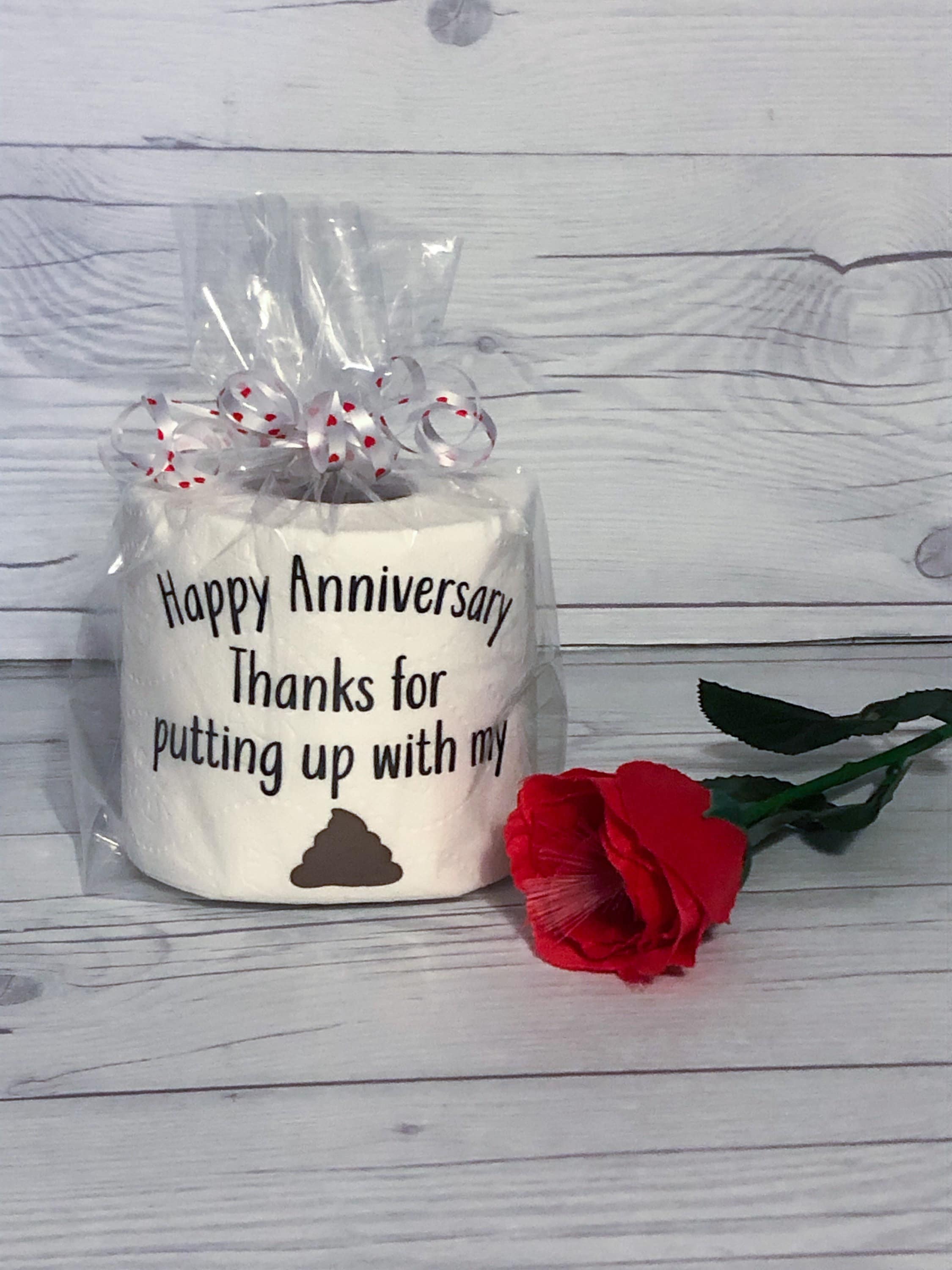 Anniversary Gift Gag Gift Funny Toilet Paper 1st Anniversary | Etsy