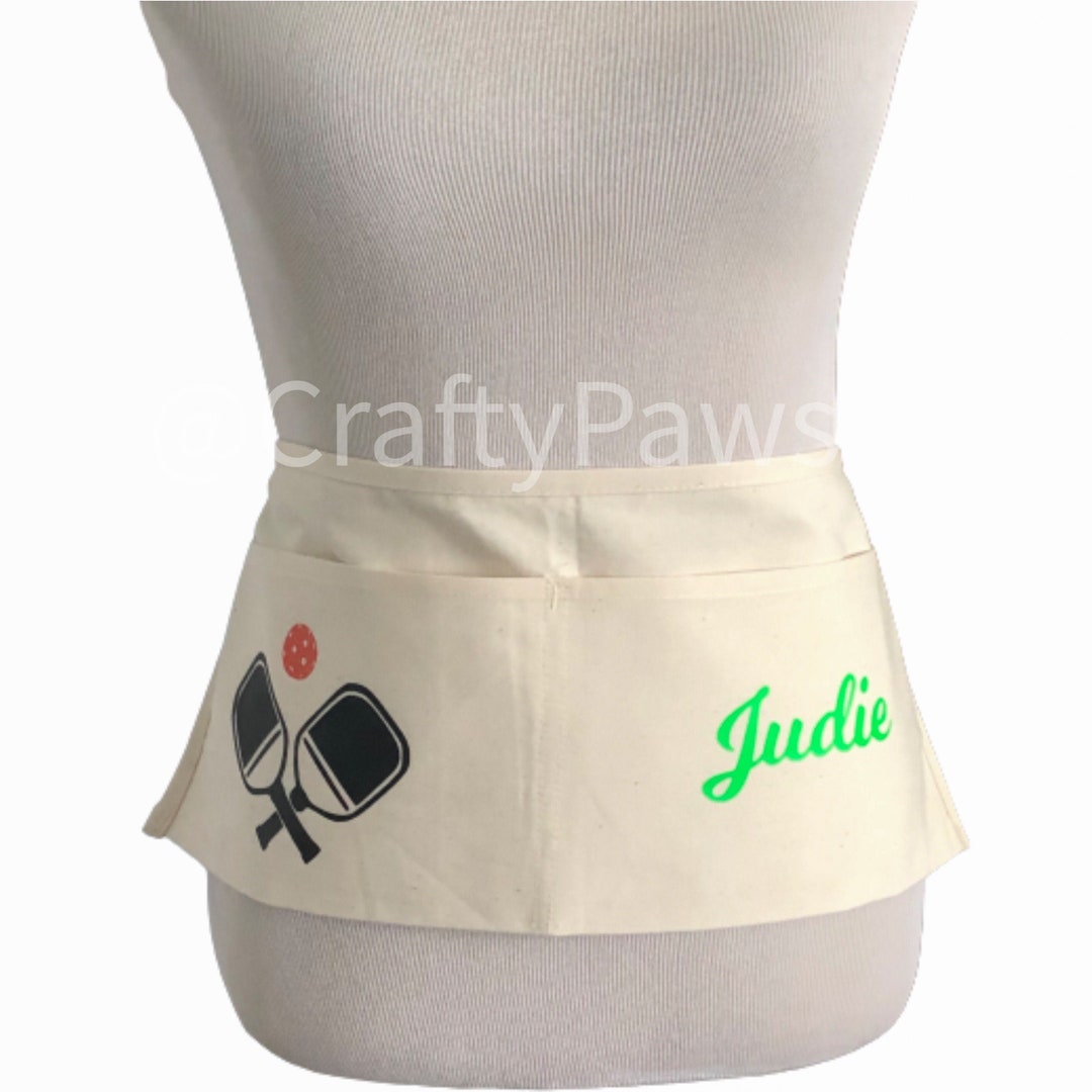 Pickleball Holder Apron , Pickle Ball Accessories , Wiffle Ball Pouch ...