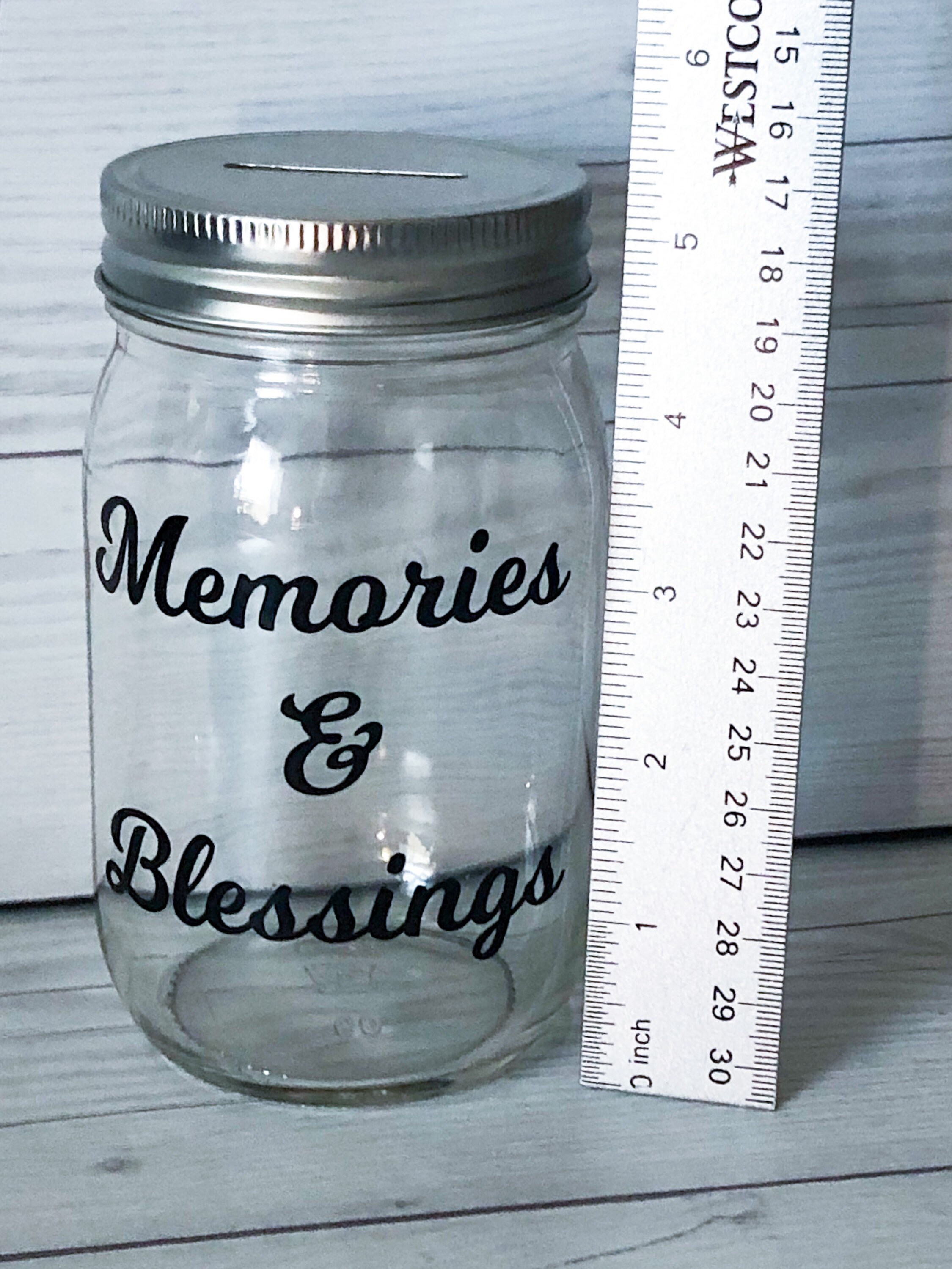 Gratitude Jar Memories & Blessings Thankful Jar Daily - Etsy