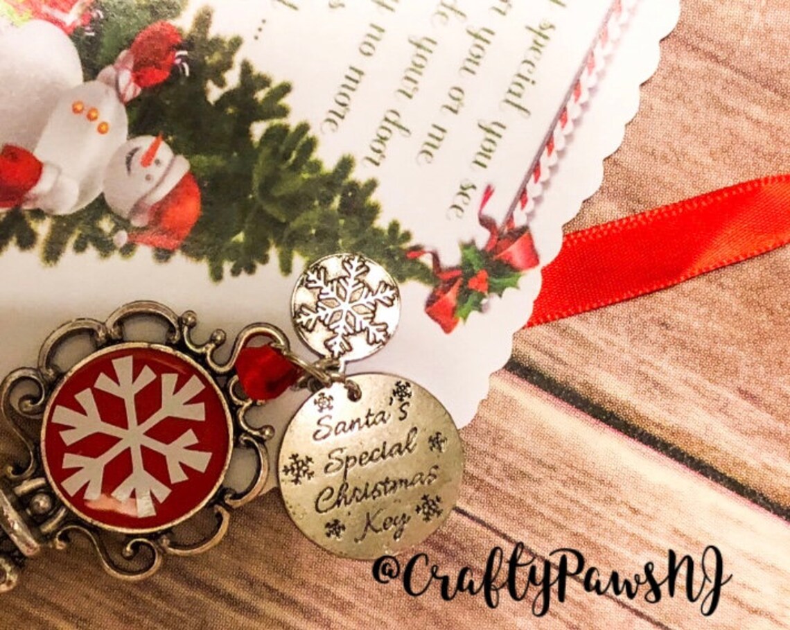 Santa Key Christmas Key Santas Magic Key Christmas Decor | Etsy