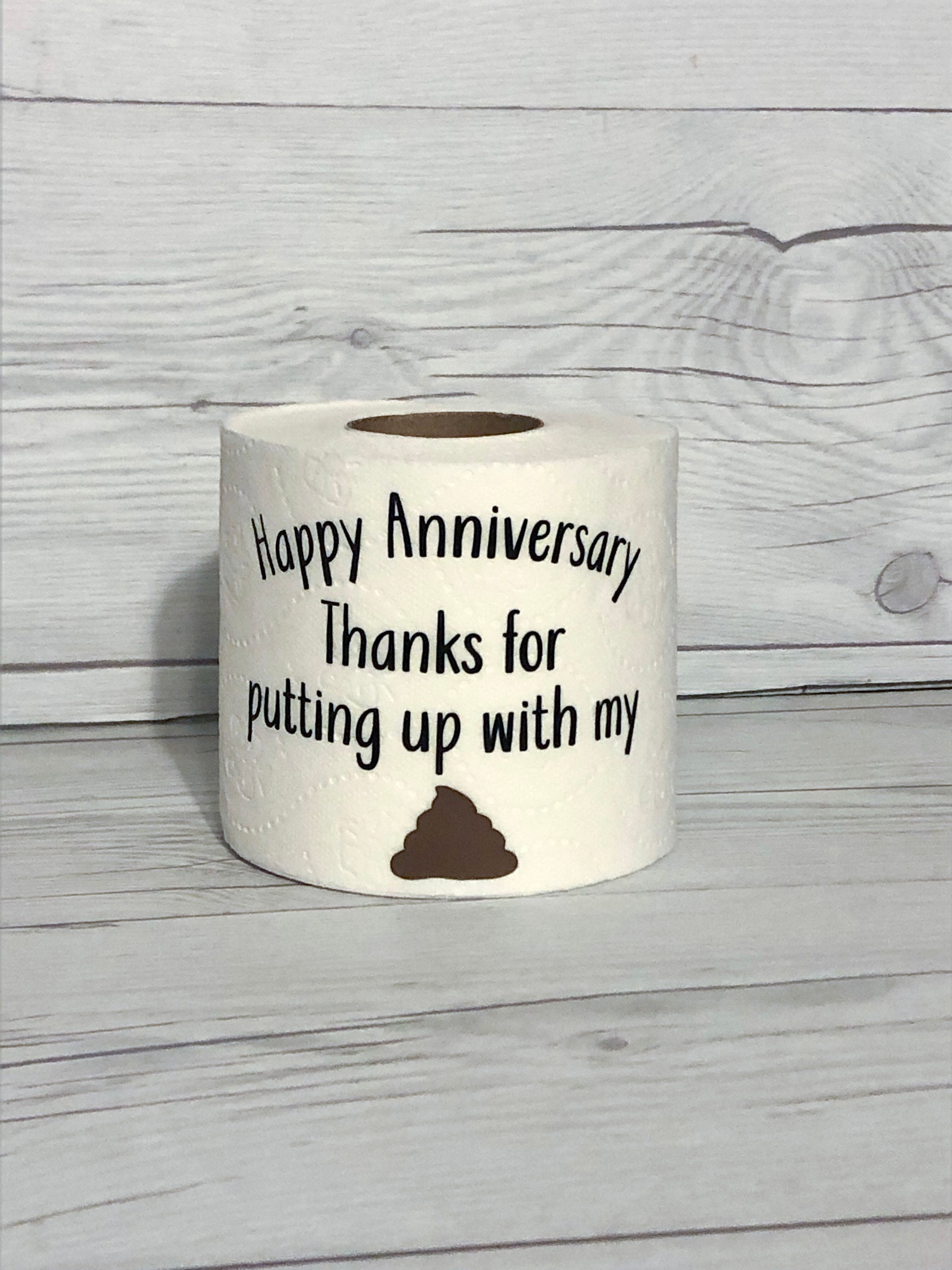 Anniversary Gift Gag Gift Funny Toilet Paper 1st Anniversary | Etsy