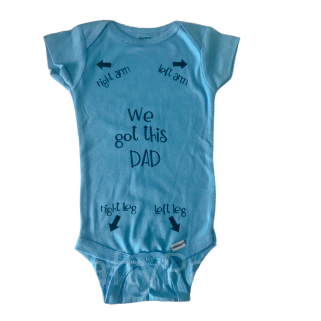 Dad Directions Onesie®, First Time Dad Gift , New Dad Gift , Pregnancy ...