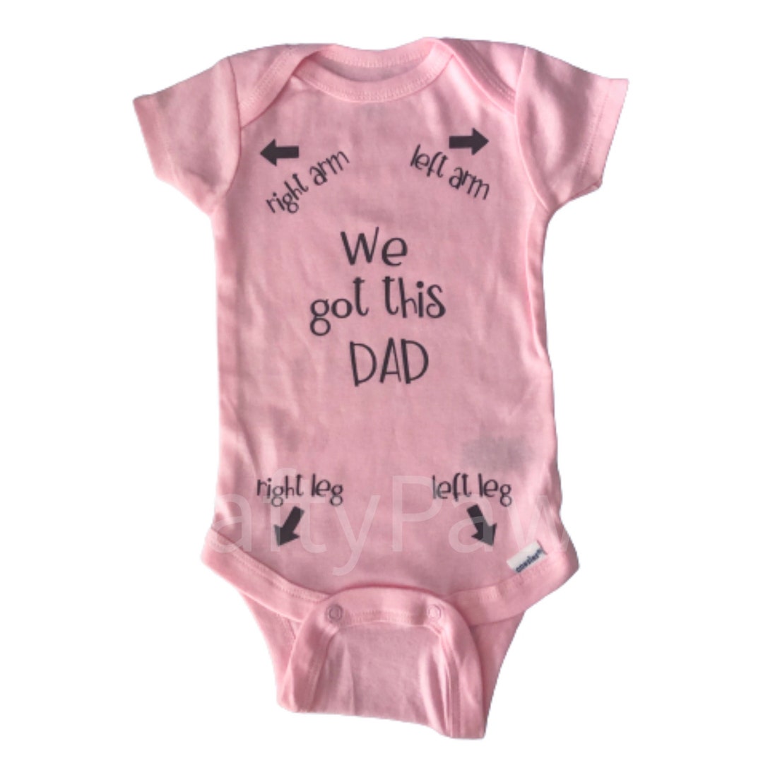 Dad Directions Onesie®, First Time Dad Gift , New Dad Gift , Pregnancy ...