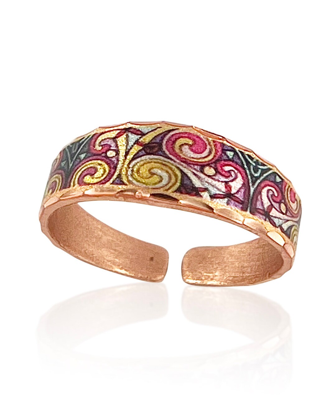 Celtic Ring Knot Ring Pastel Ring Adjustable Ring Handmade Ring ...