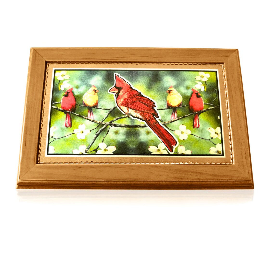 Cardinal Box Bird Box Cigar Box Jewelry Box Office Box Gift Box ...
