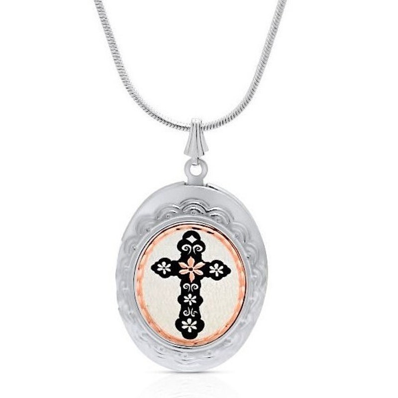 Cross Locket - Etsy
