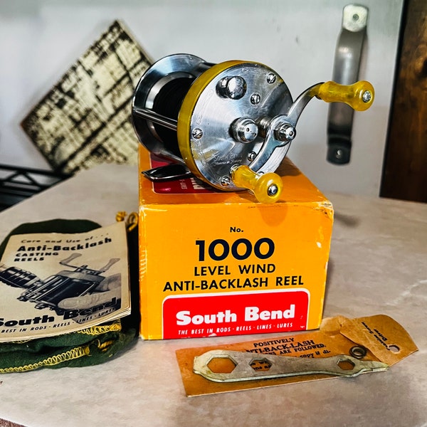 Vintage Fishing Reel - Etsy