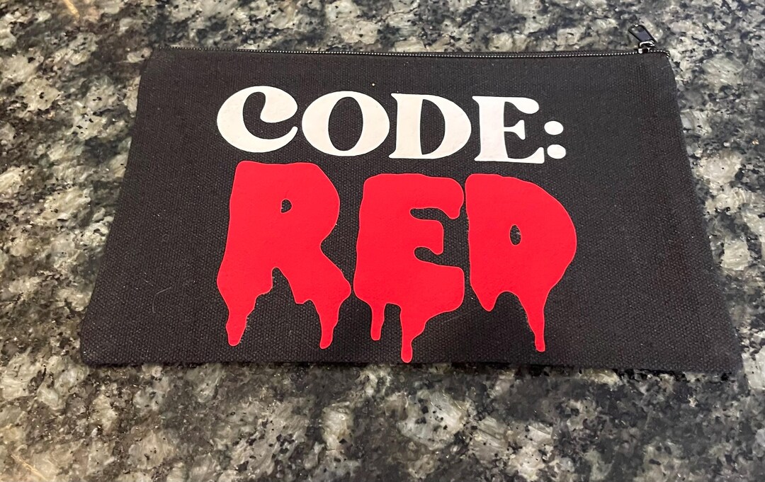 Code Red Period Bag - Etsy