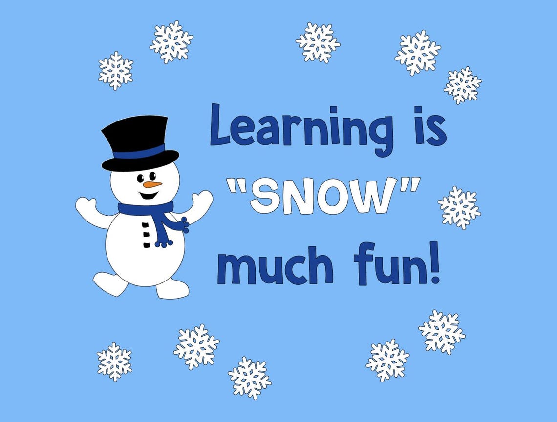 Snowman Bulletin Board Kit, Winter Classroom Decorations, Winter ...