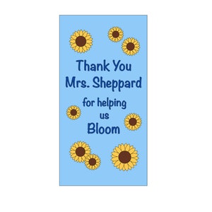 Teacher Appreciation Door Decoration, Sunflower Teacher Appreciation ...