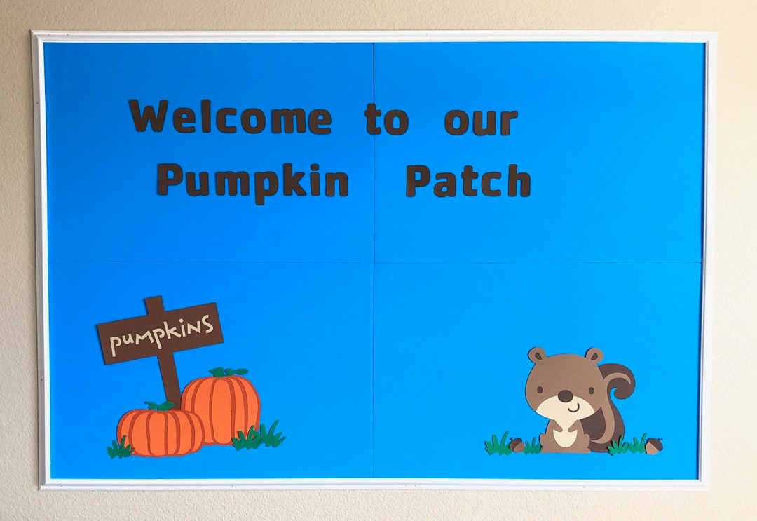 Fall Bulletin Board Set, Pumpkin Bulletin Board Set, Halloween Bulletin ...