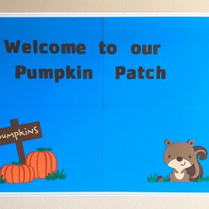 Fall Bulletin Board Set, Pumpkin Bulletin Board Set, Halloween Bulletin ...