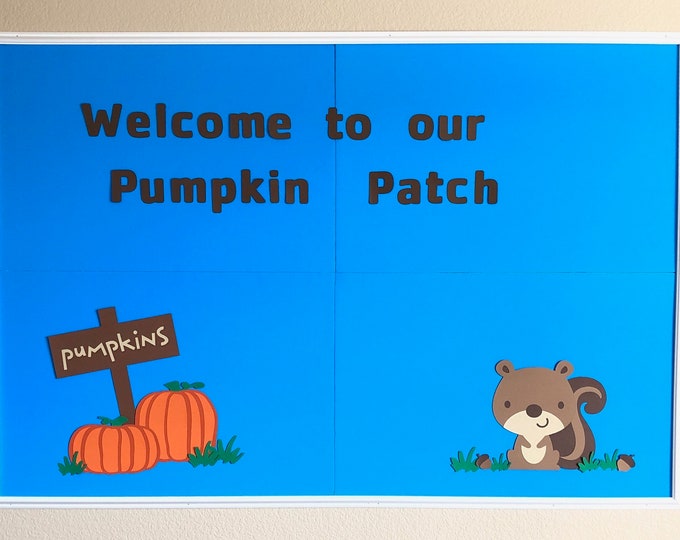 Fall Bulletin Board Set Pumpkin Bulletin Board Set Halloween - Etsy