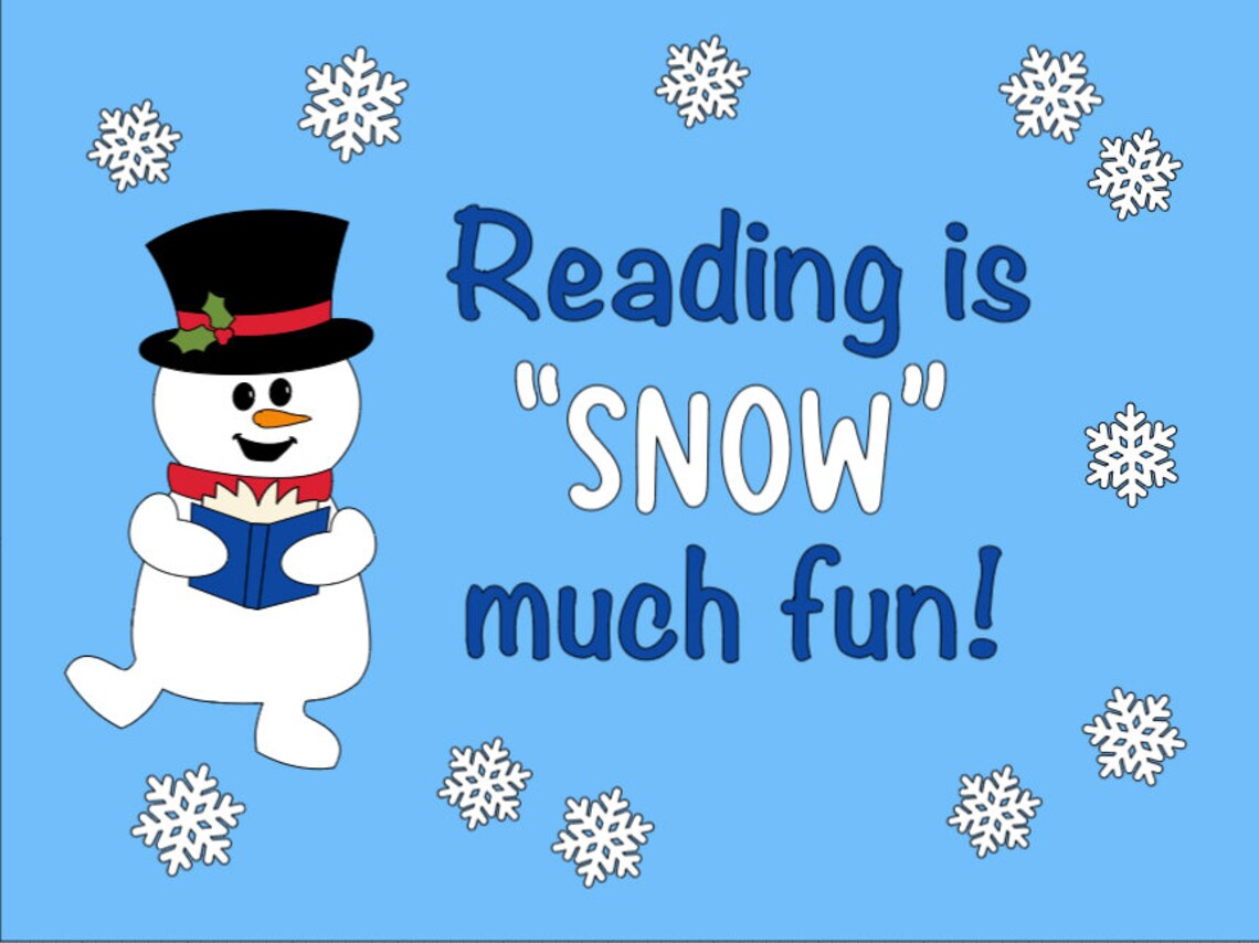 Snowman Bulletin Board Kit, Winter Library Decorations, Winter Bulletin ...