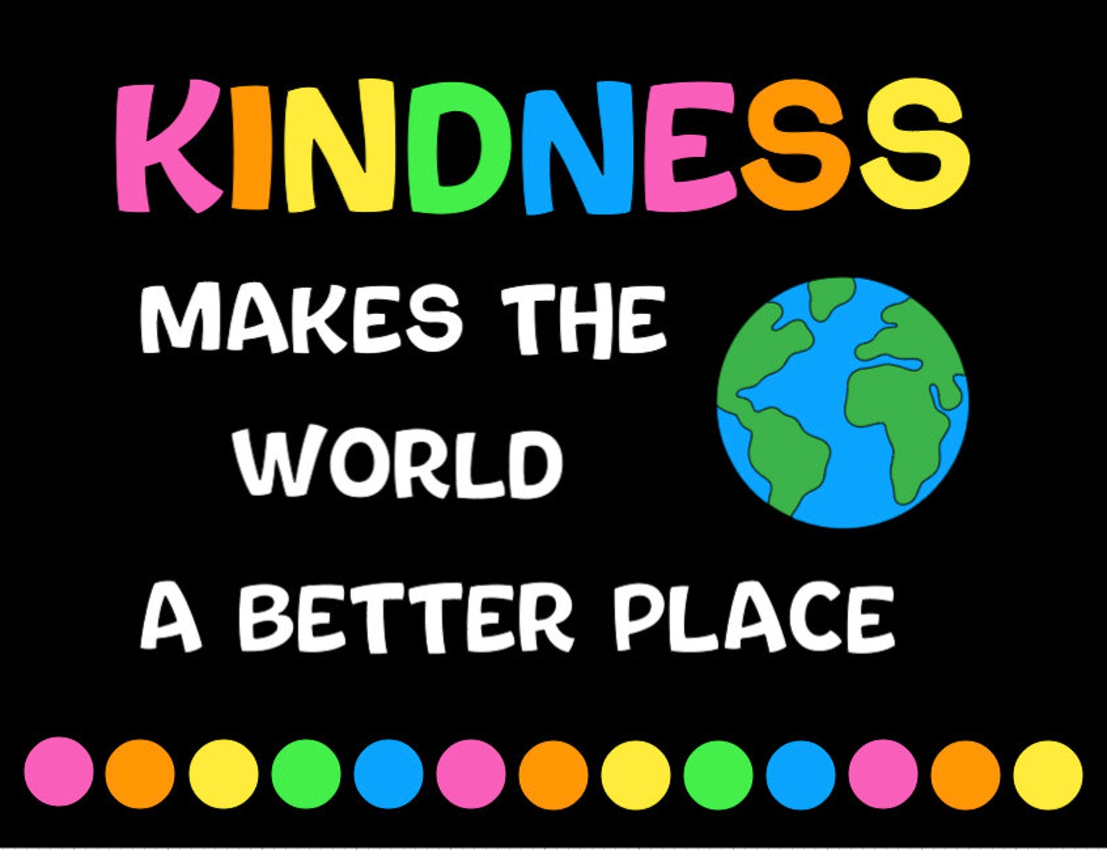 Kindness Bulletin Board Inspirational Bulletin Board - Etsy