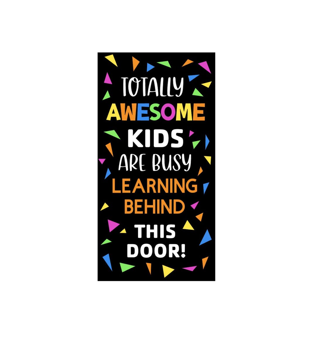 Classroom Door Decoration, Welcome Back to School Door Display, 80's ...