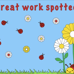 17 Piece Teacher Bulletin Board Kit, Spring Classroom Decorations ...
