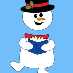 Snowman Bulletin Board Kit, Winter Library Decorations, Winter Bulletin ...