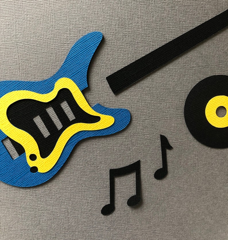 19 Piece Bulletin Board Set Rock and Roll Bulletin Board - Etsy