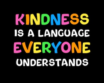 Treat Others With Kindness Classroom Sign Inspirational - Etsy