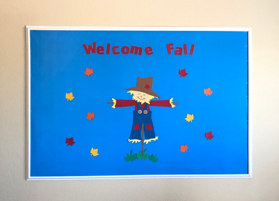 Fall Bulletin Board Scarecrow Bulletin Board Classroom - Etsy