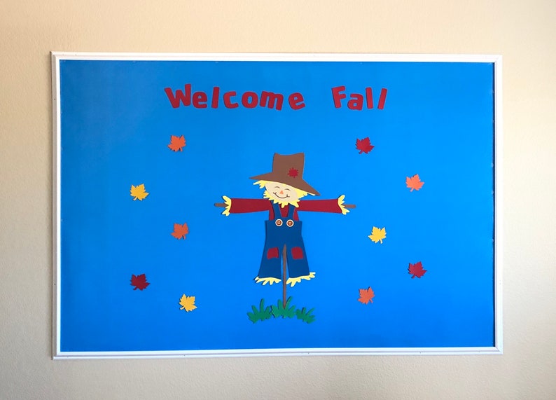 Fall Bulletin Board Scarecrow Bulletin Board Classroom - Etsy