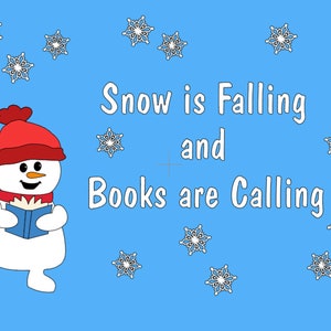 Reading Bulletin Board Set Snowman Bulletin Board Set Winter - Etsy