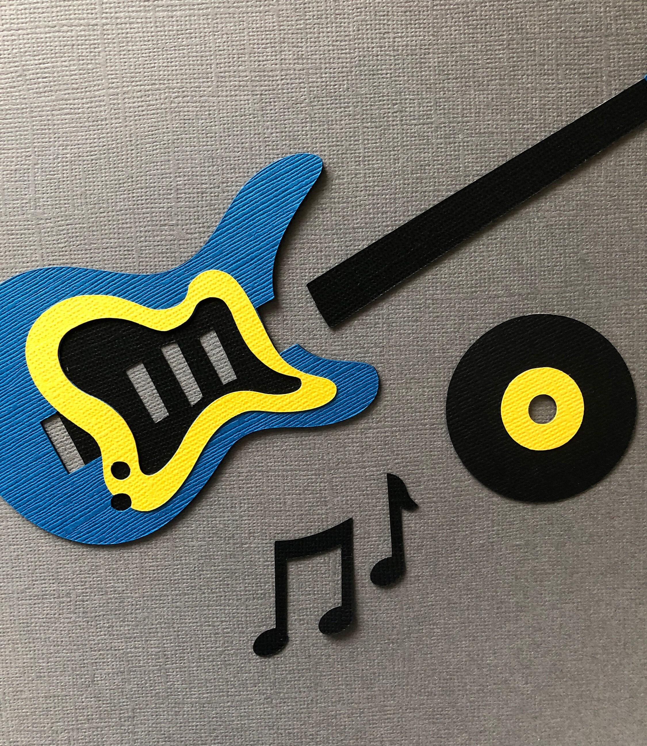 19 Piece Bulletin Board Set Rock and Roll Bulletin Board - Etsy