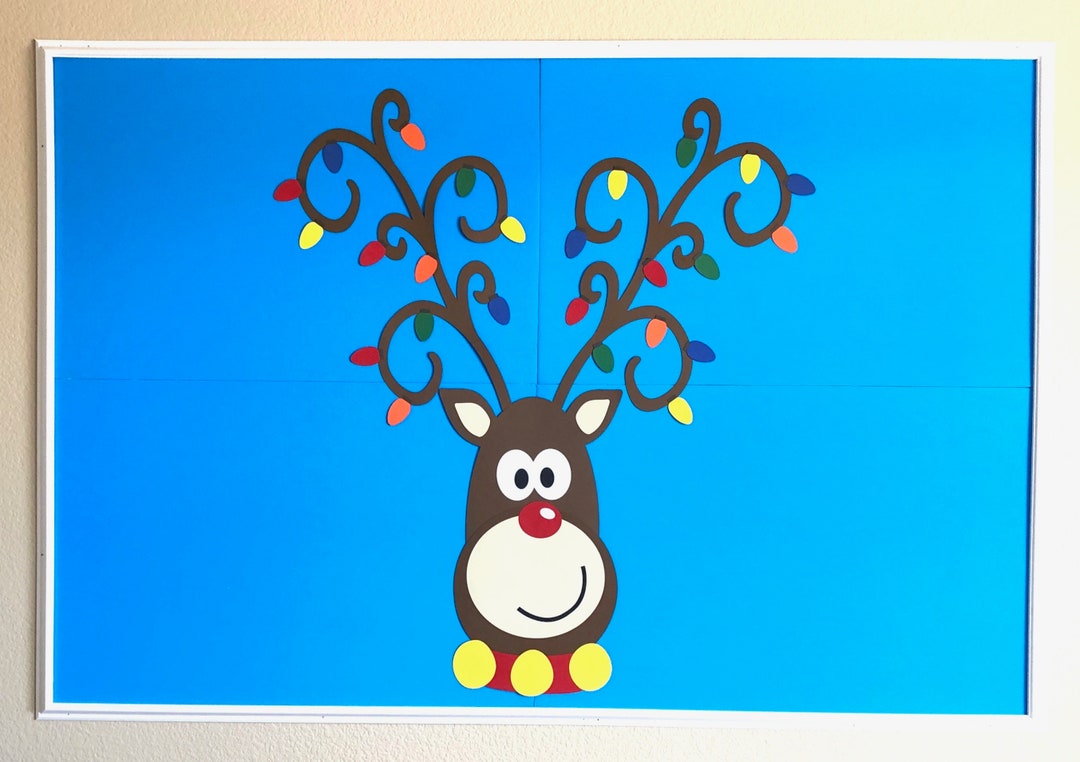 Reindeer Bulletin Board, Christmas Bulletin Board, Reindeer Wall ...