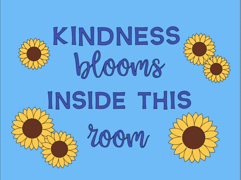 Treat Others With Kindness Bulletin Board, Teachers School Bulletin ...